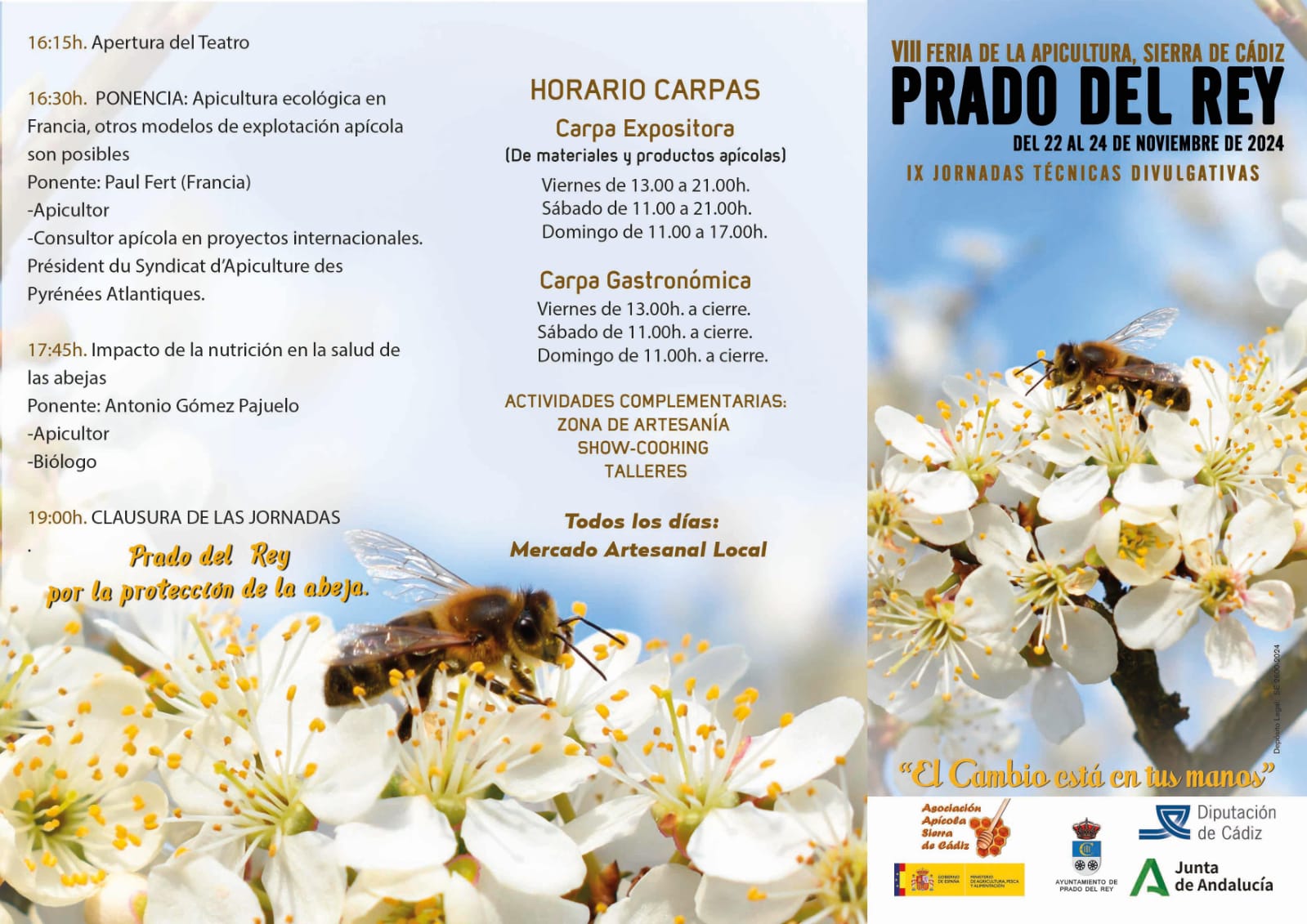 𝐏𝐑𝐎𝐆𝐑𝐀𝐌𝐀𝐂𝐈𝐎́𝐍 𝐕𝐈𝐈𝐈 𝐅𝐄𝐑𝐈𝐀 𝐃𝐄 𝐀𝐏𝐈𝐂𝐔𝐋𝐓𝐔𝐑𝐀 𝐒𝐈𝐄𝐑𝐑𝐀 𝐃𝐄 𝐂𝐀́𝐃𝐈𝐙 𝟐𝟎𝟐𝟒 – Feria de la Apicultura de Prado ...
